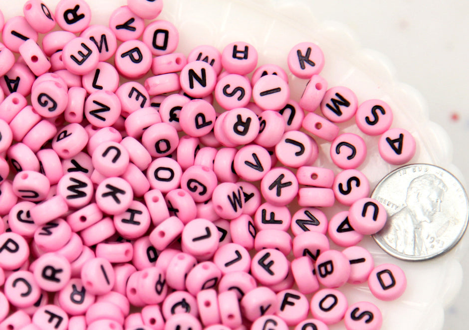 Letter & Symbol Beads – Delish Beads